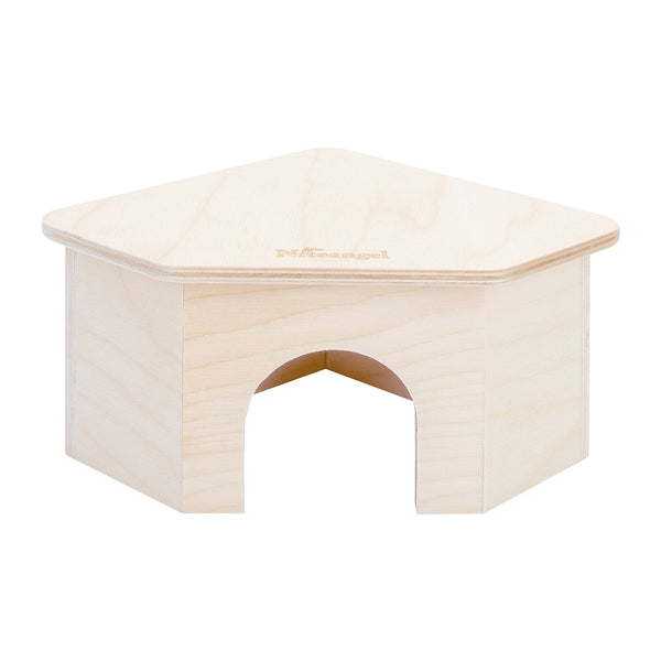 Niteangel Birch Chamber-Maze Hamster Hideout〔Triangle-Shaped Hamster H ...